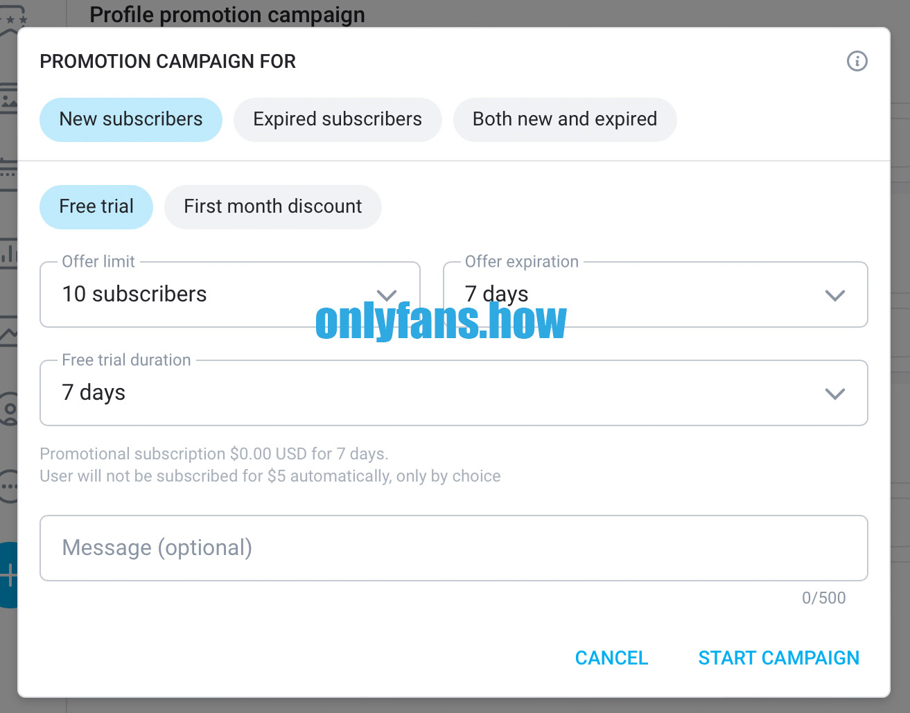 The cost of an OnlyFans subscription and promo campaigns - OnlyFans ...